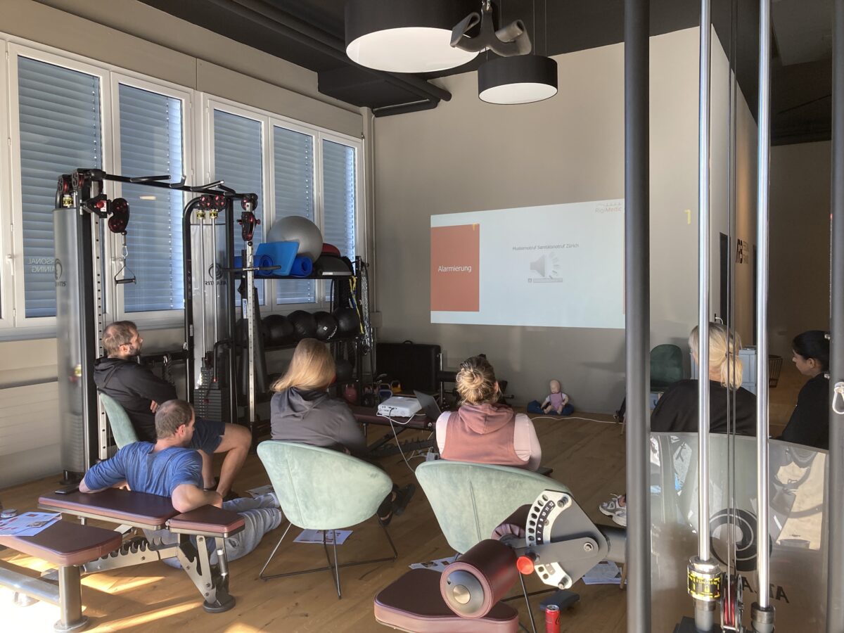 Erste Hilfe Kurs für ARB Fitness und Personal Training Cham